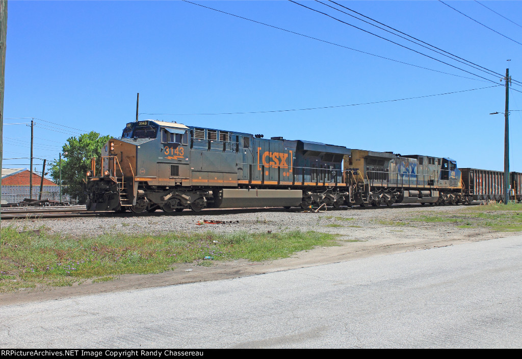 CSXT 3143 and 418 L837-12